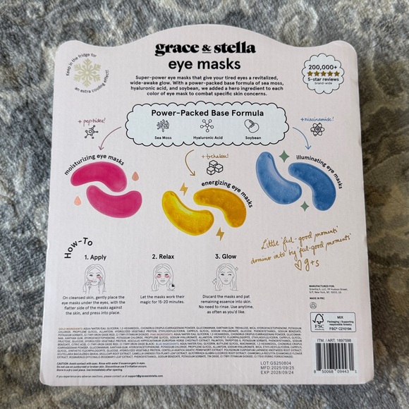 grace & stella | Skincare | Grace Stella Eye Mask 24 Pairs | Poshmark